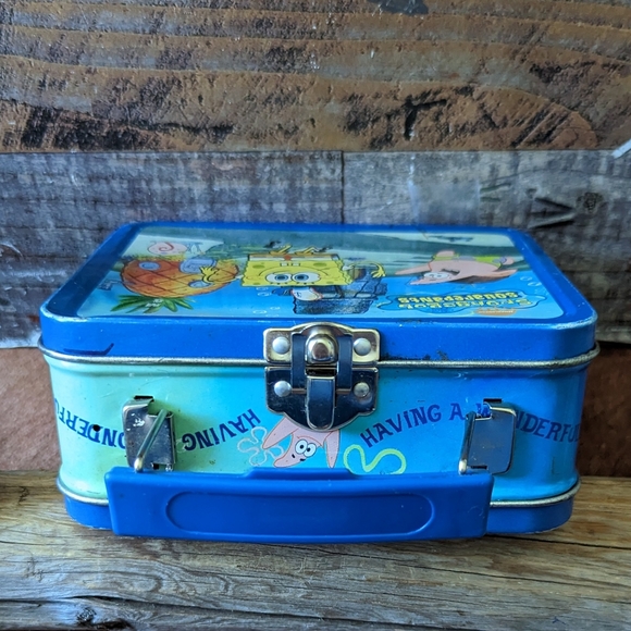 SpongeBob Mini Metal Lunchbox | Toys | Vintage Spongebob Mini Metal ...
